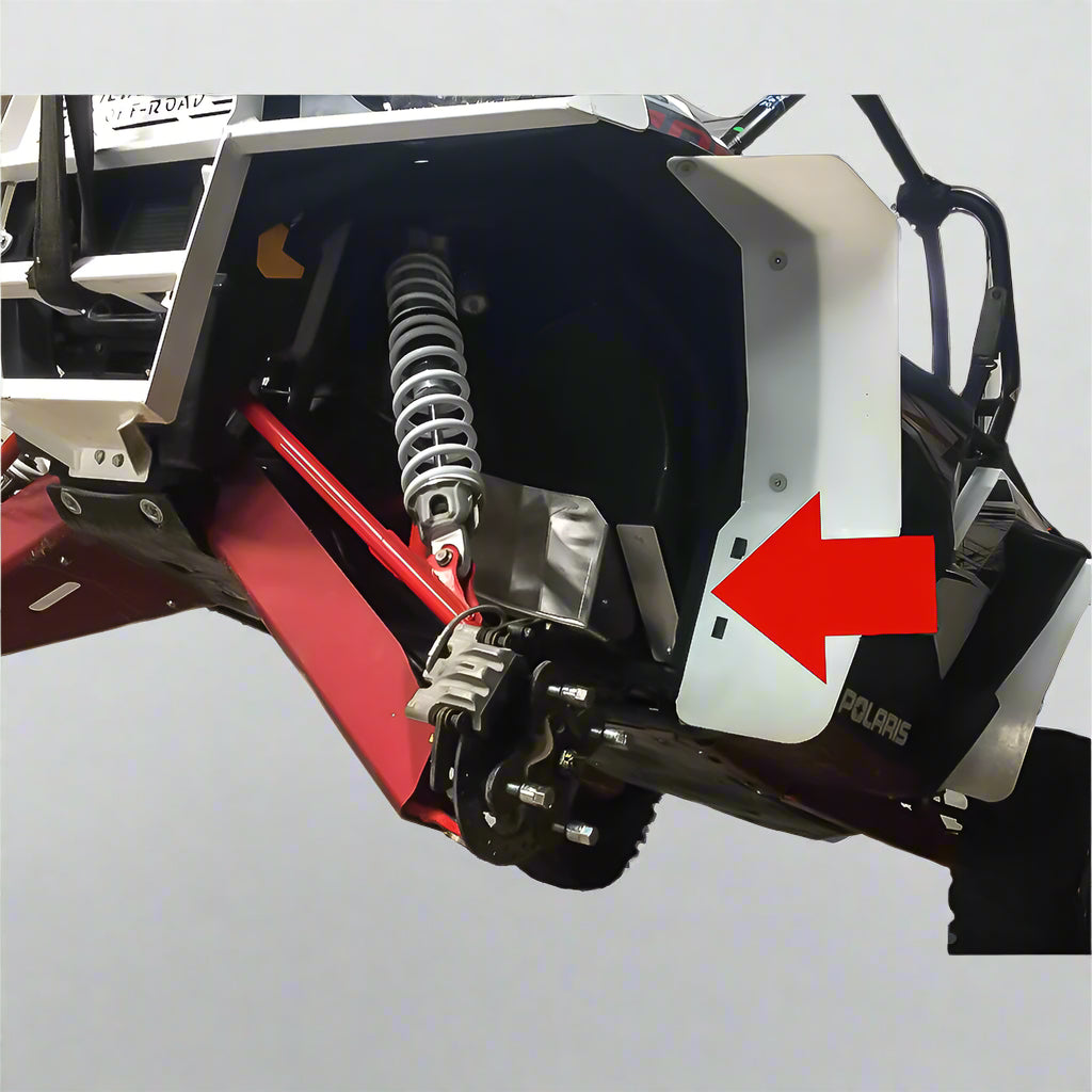 Footwell Skid Plate Set 2018-2021 | Polaris RZR XP Turbo Dynamix ...